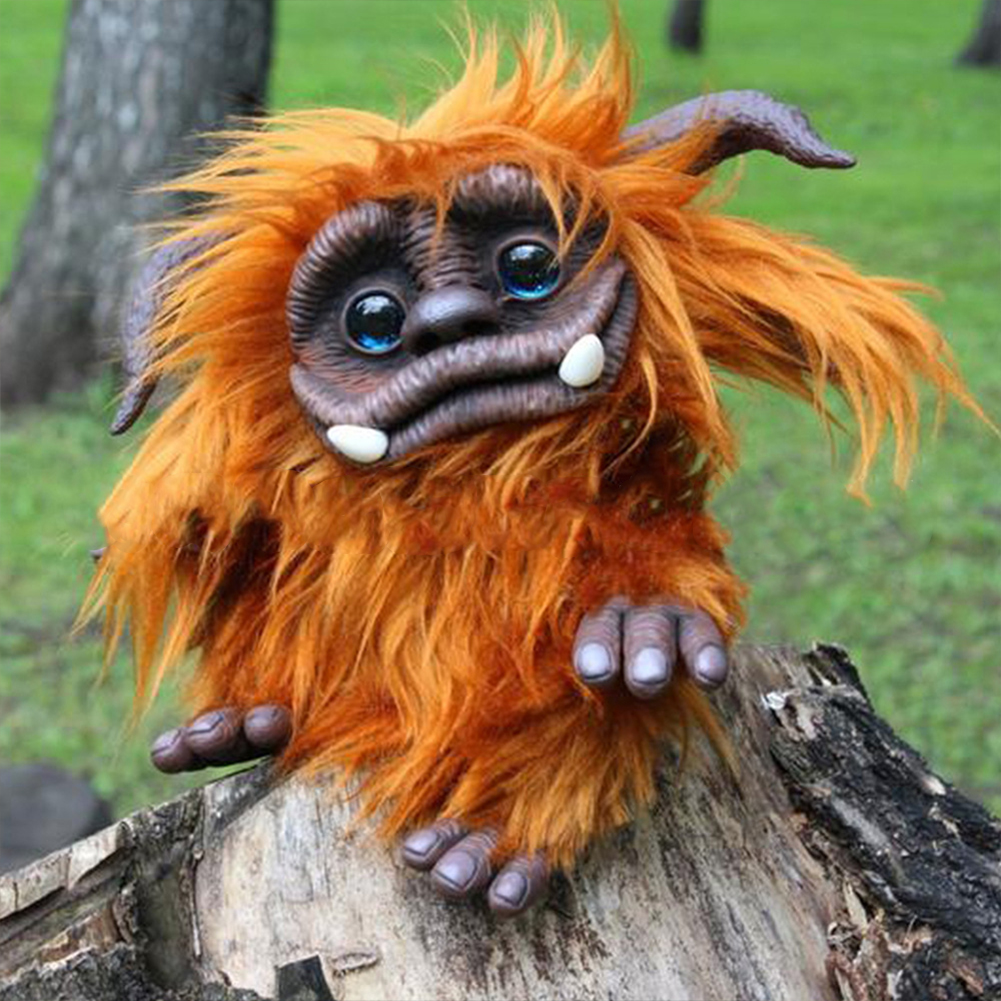 Wholesale Plush Doll Toy Maze Worm Red Hairy Big Mouth Monster Varied ...